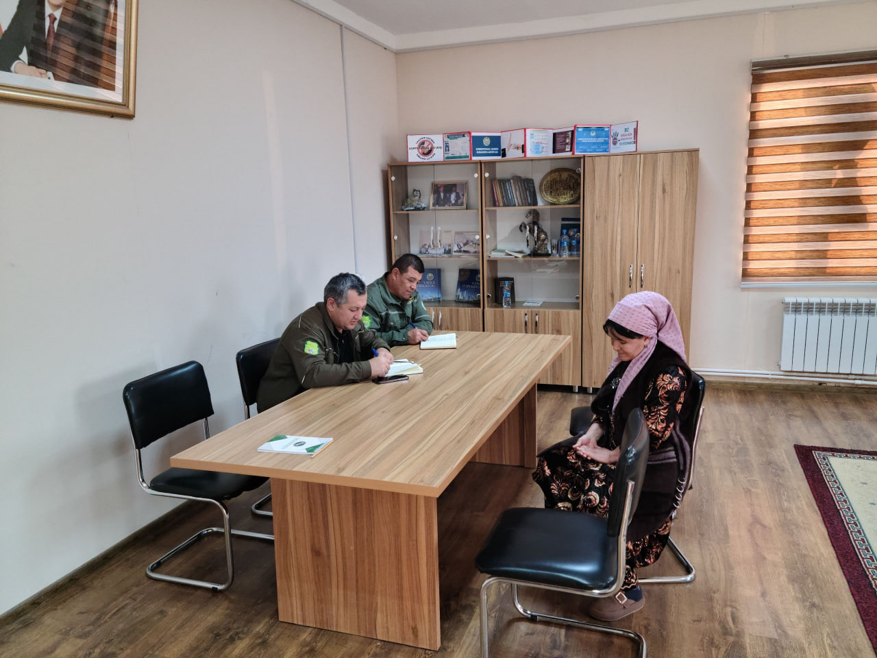 Samarqand markaziy geologiya qidiruv ekspeditsiyasida sayyor qabul ...